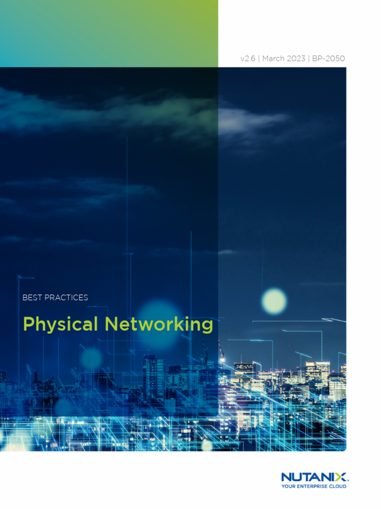 BP 2050 Physical Networking | PDF | Computer Network | Computer Cluster