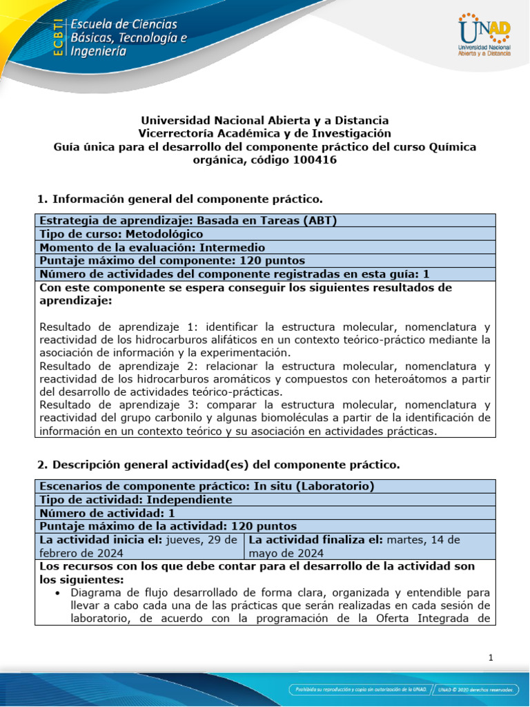 Guía para El Desarrollo Del Componente Práctico y Rúbrica de Evaluación ... Guía para El Desarrollo Del Componente Práctico y Rúbrica de Evaluación ...