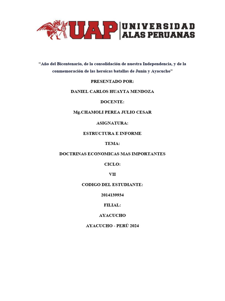 Estructura Del Informe | PDF