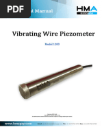 Vibrating Wire Piezometer Installation Guide | PDF | Borehole