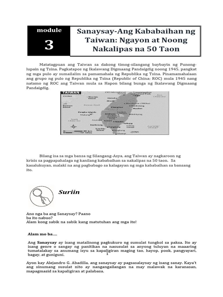 Filipino 9 Yunit 2 Module 3 | PDF