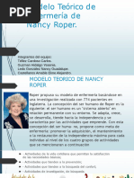 Nancy Roper | PDF | Enfermería | Teoría