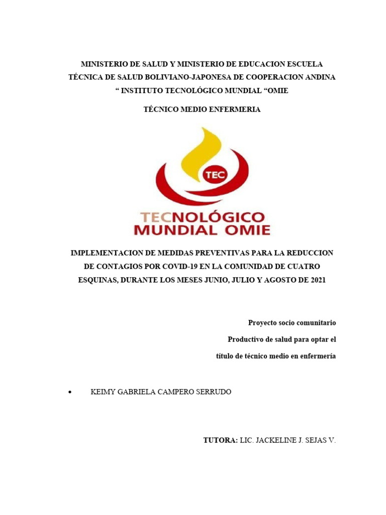 Proyecto Keimy Covid | PDF