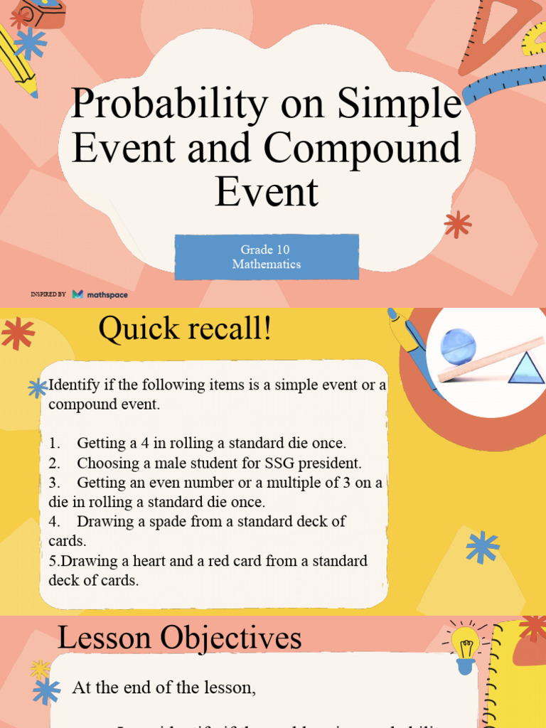 Simple and Compound | PDF | Probability | Mathematical Concepts