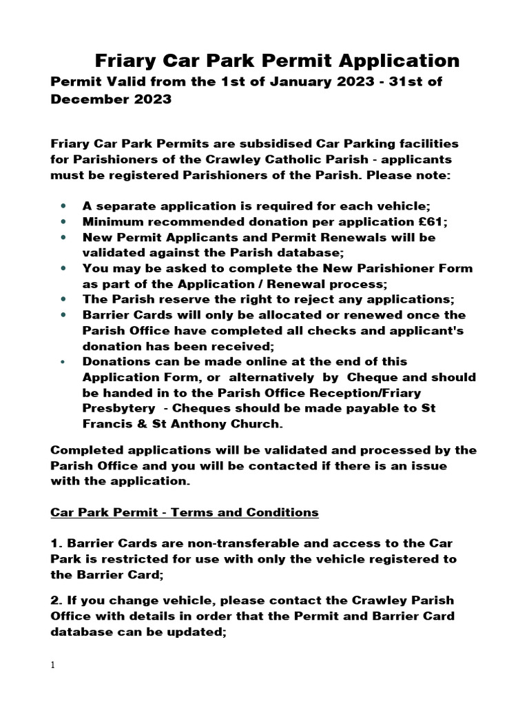 Car Park Application | PDF | Parking | Parking Lot