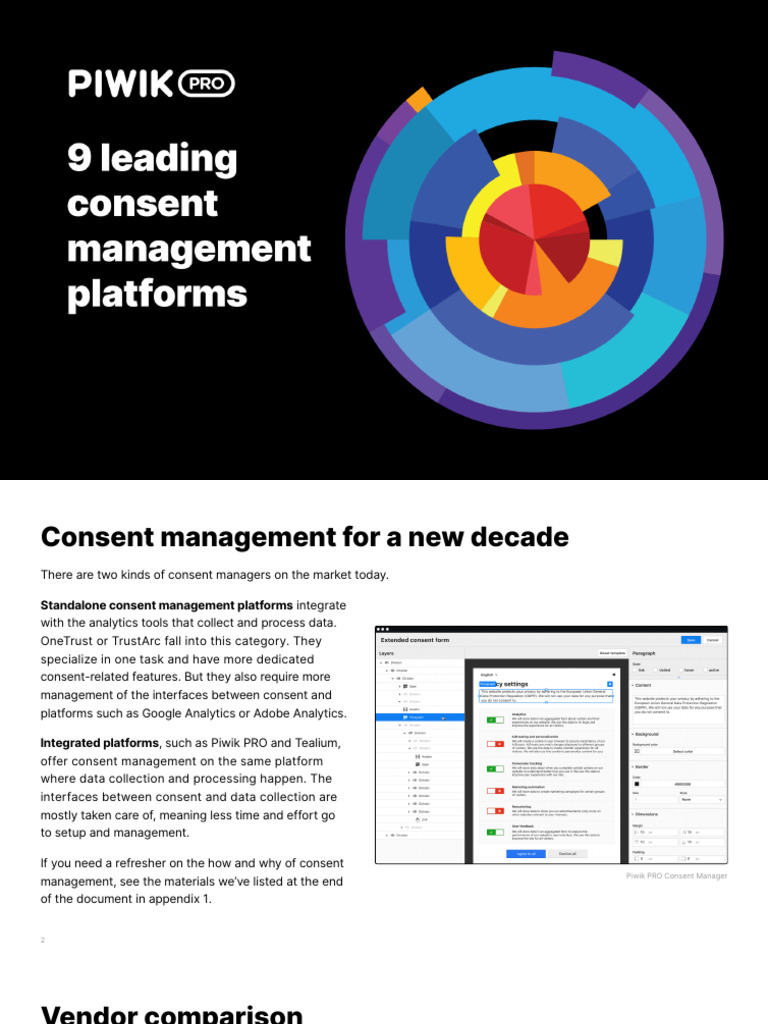 Consent Management Platforms Comparison Pdf Privacy Cloud Computing