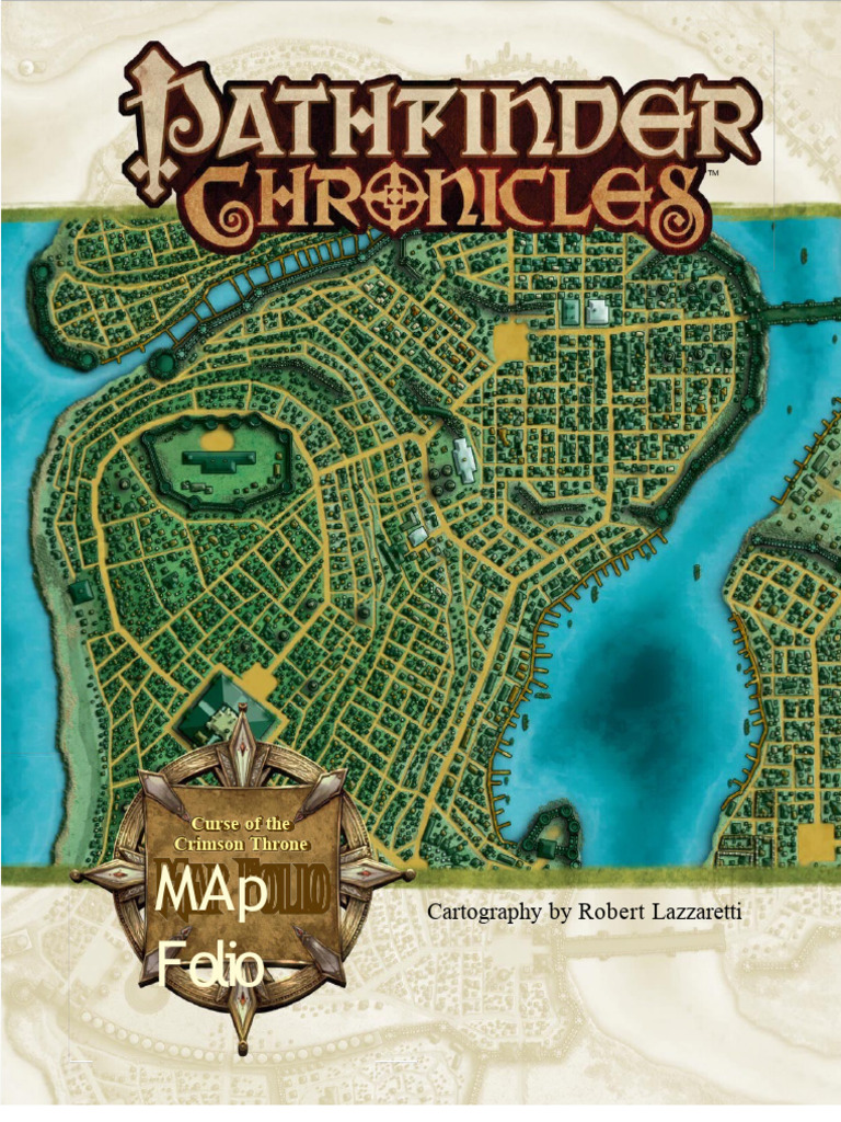 Pathfinder Chronicles Curse of The Crimson Throne Map Folio ...