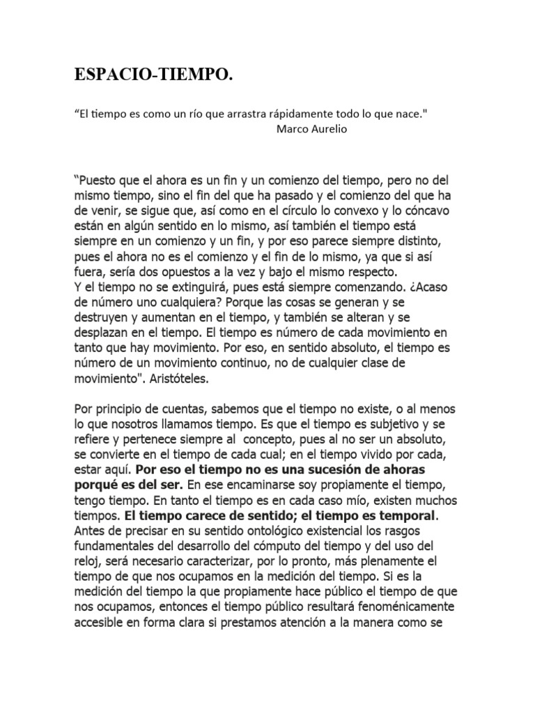 Espacio Tiempo | PDF | Universo | Importar