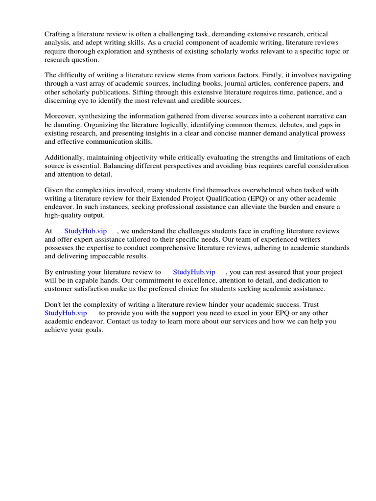 Literature Review Epq | PDF | Aeronautics | Literature Review Literature Review Epq | PDF | Aeronautics | Literature Review