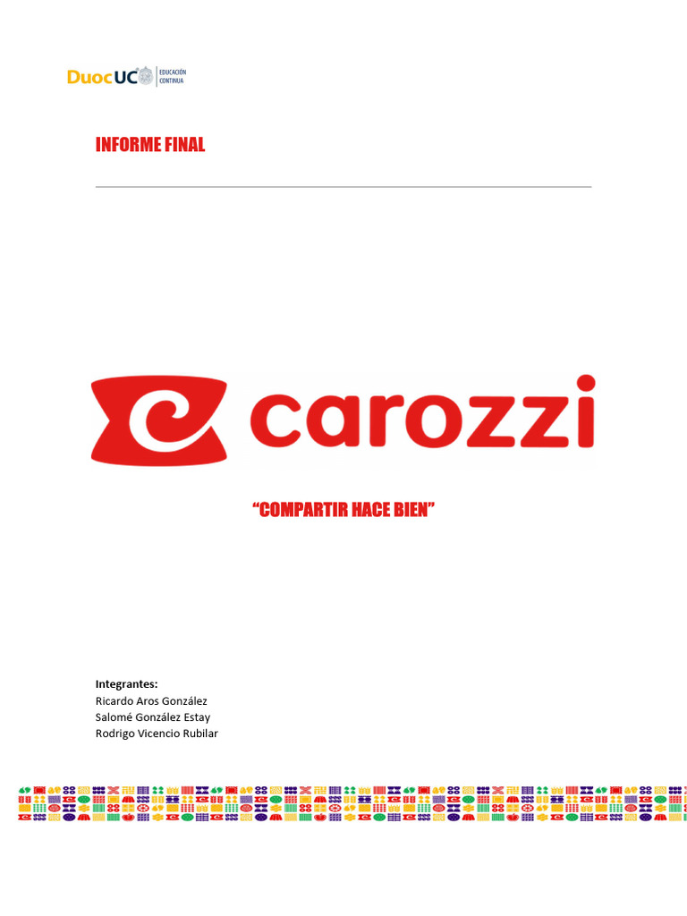 Análisis Estratégico de Empresas Carozzi | PDF | Business | Marketing