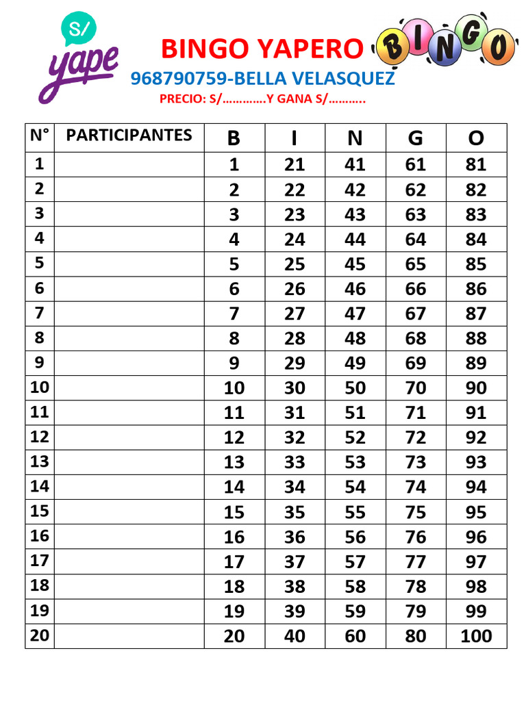 Bingo Yapero | PDF