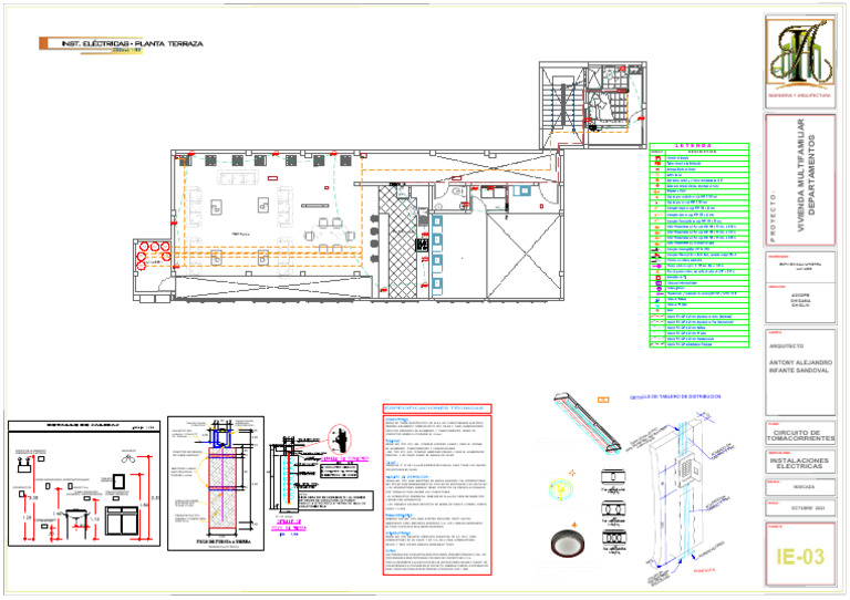 Instalaciones Electrica-Planos-Ie03 | PDF