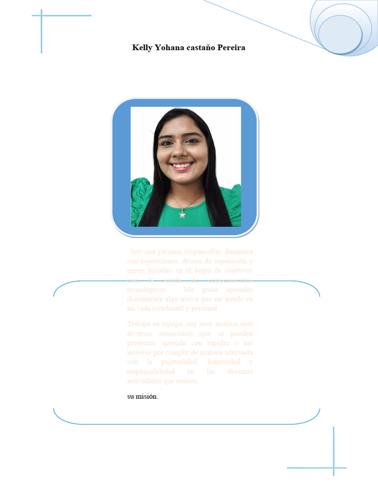 Perfil de Kelly Yohana Castaño | PDF | Ciencias sociales
