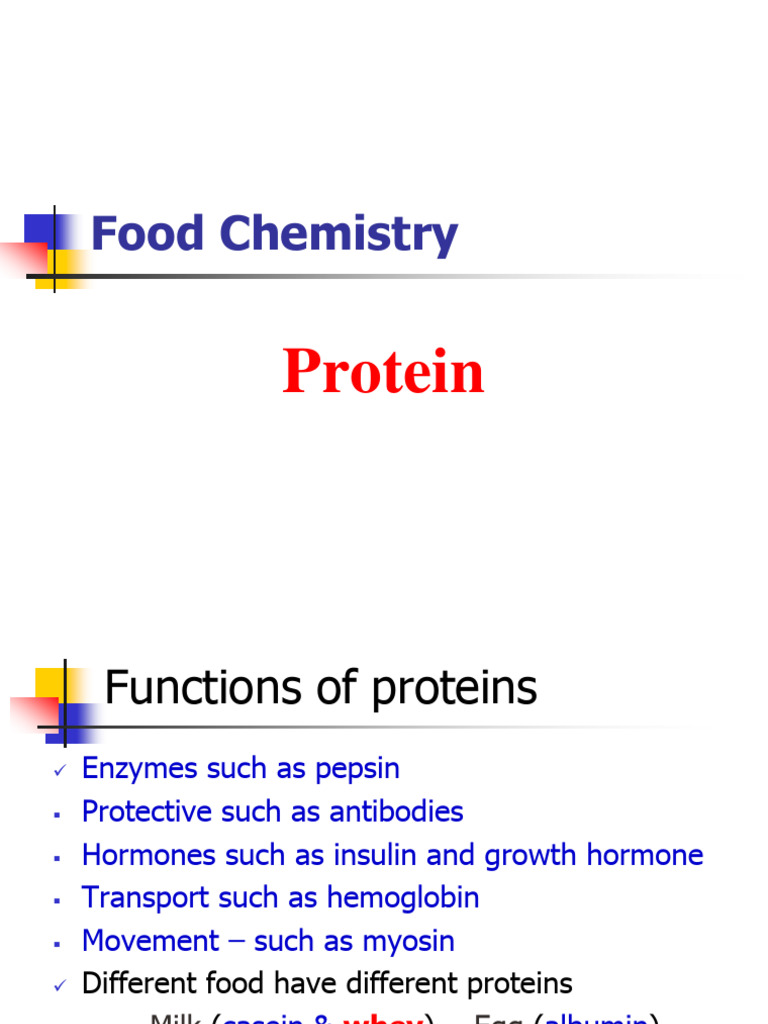 3 Protein | PDF | Denaturation (Biochemistry) | Proteins