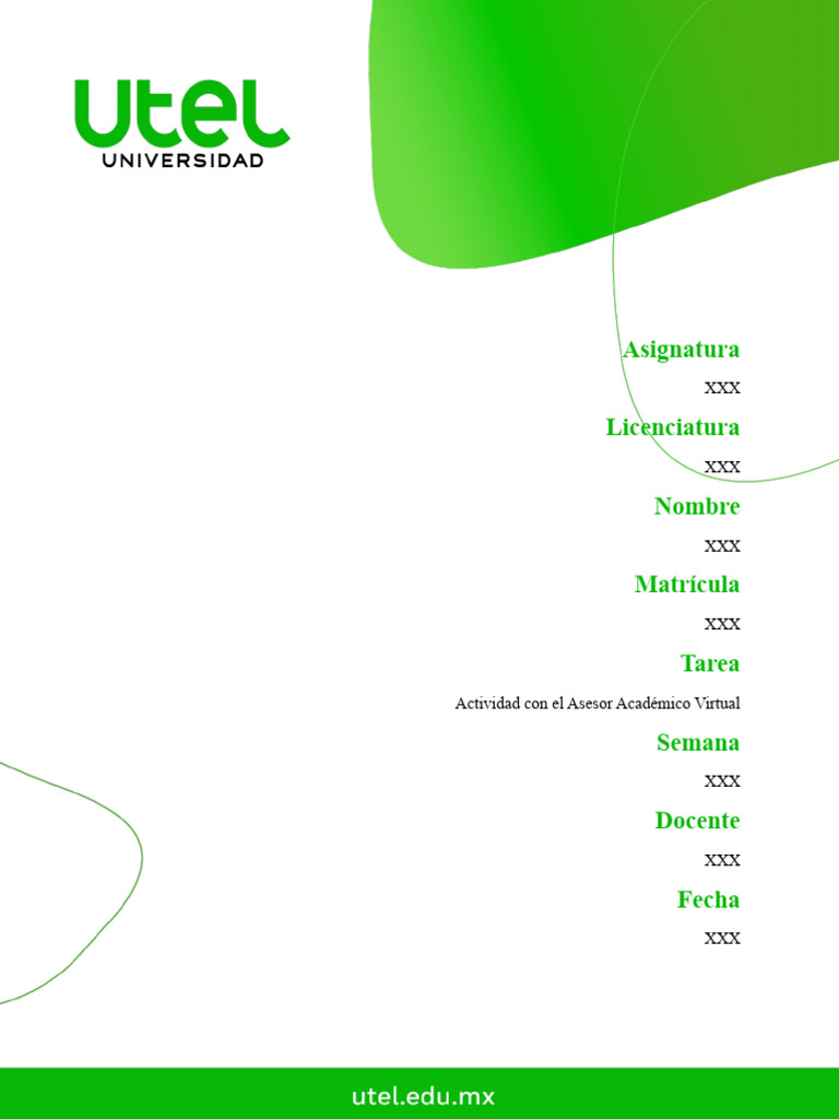 Formato Actual Utel Plus (Descargar Documento Desde Archivo) | PDF
