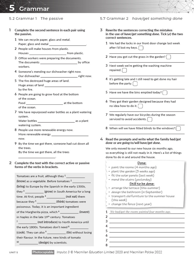 IMP L3 TRF U5 Grammar | PDF | Tomato