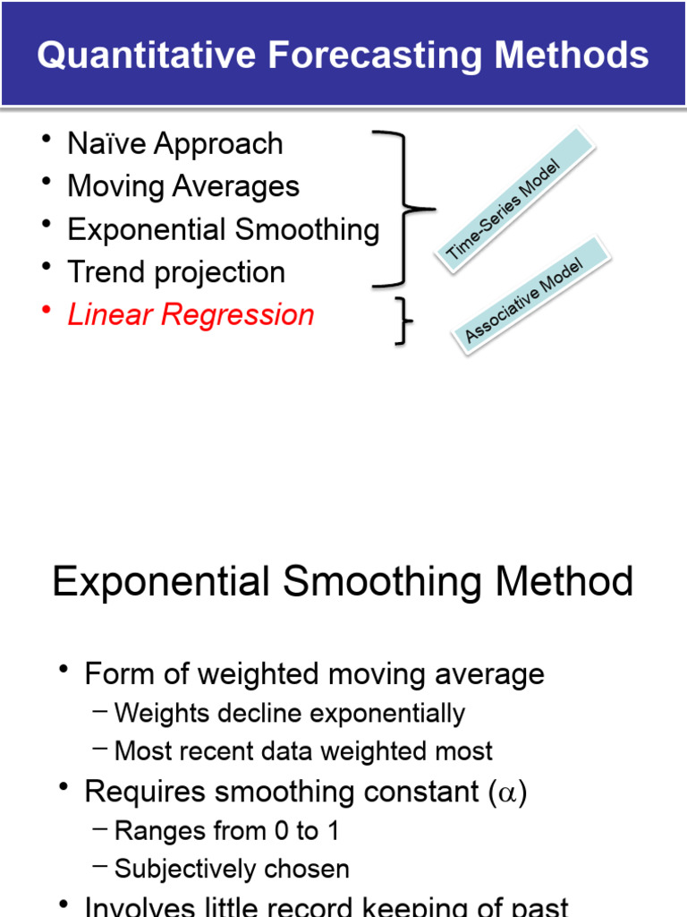 Forecasting 3 Exponential Smoothing Method (1) 1 | PDF | Forecasting | Errors And Residuals