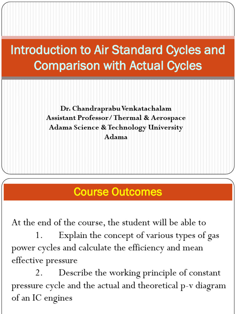 CH 3.1. Gas Power Cycle (Otto & Diesel) | Download Free PDF | Diesel ...