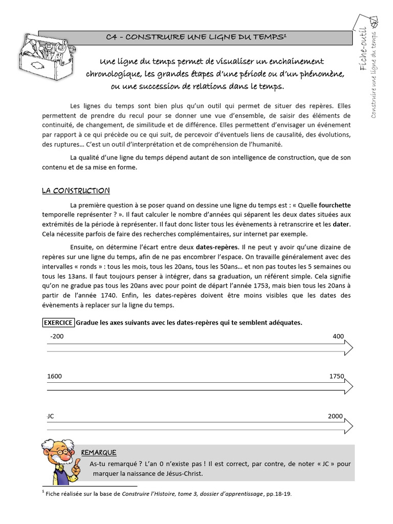 Guide Pratique: Construire une Ligne du Temps | PDF