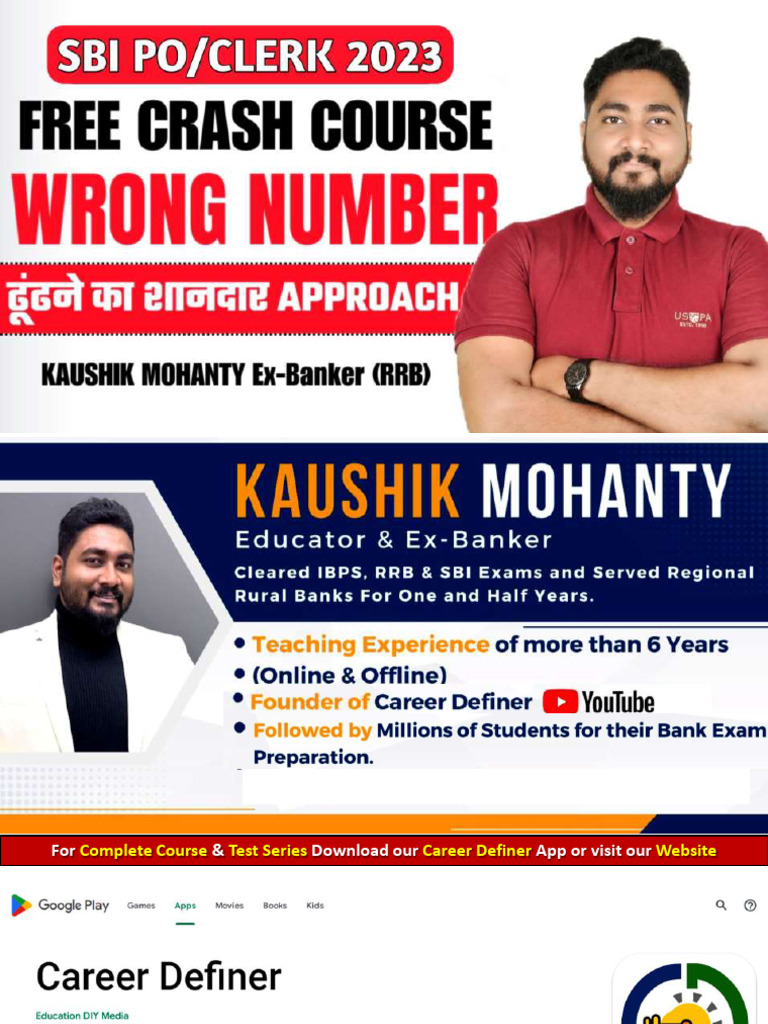 Wrong Number Series Complete Chapter | PDF | Software