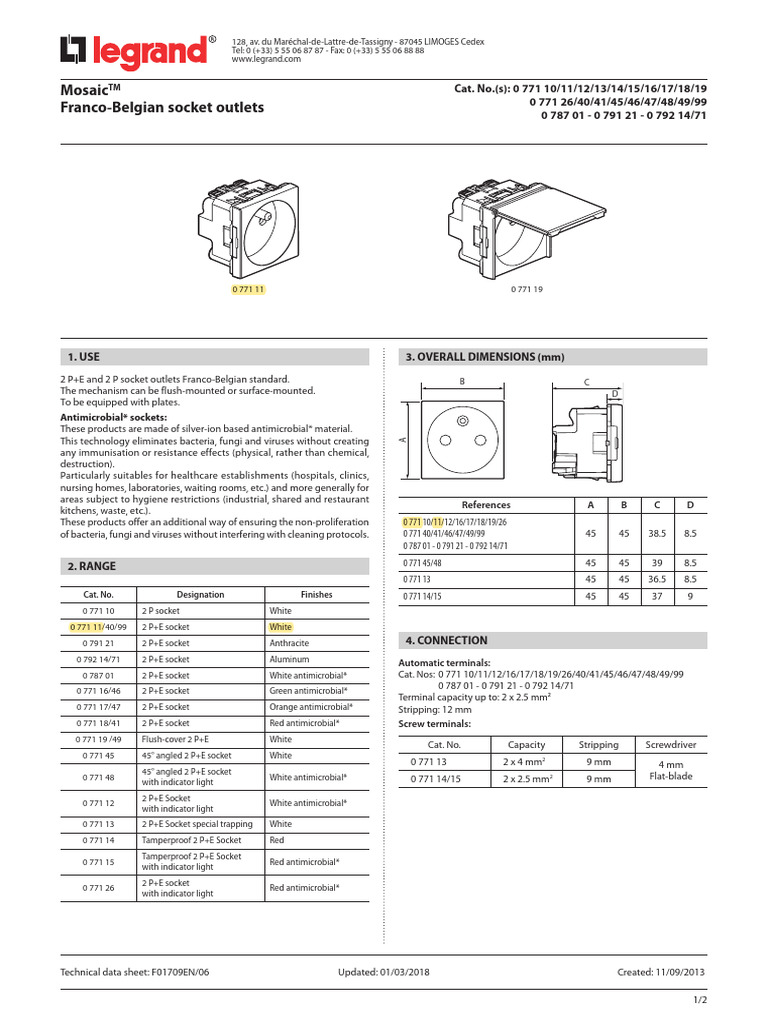 Datasheet 771 11 White 902 Pcs | PDF