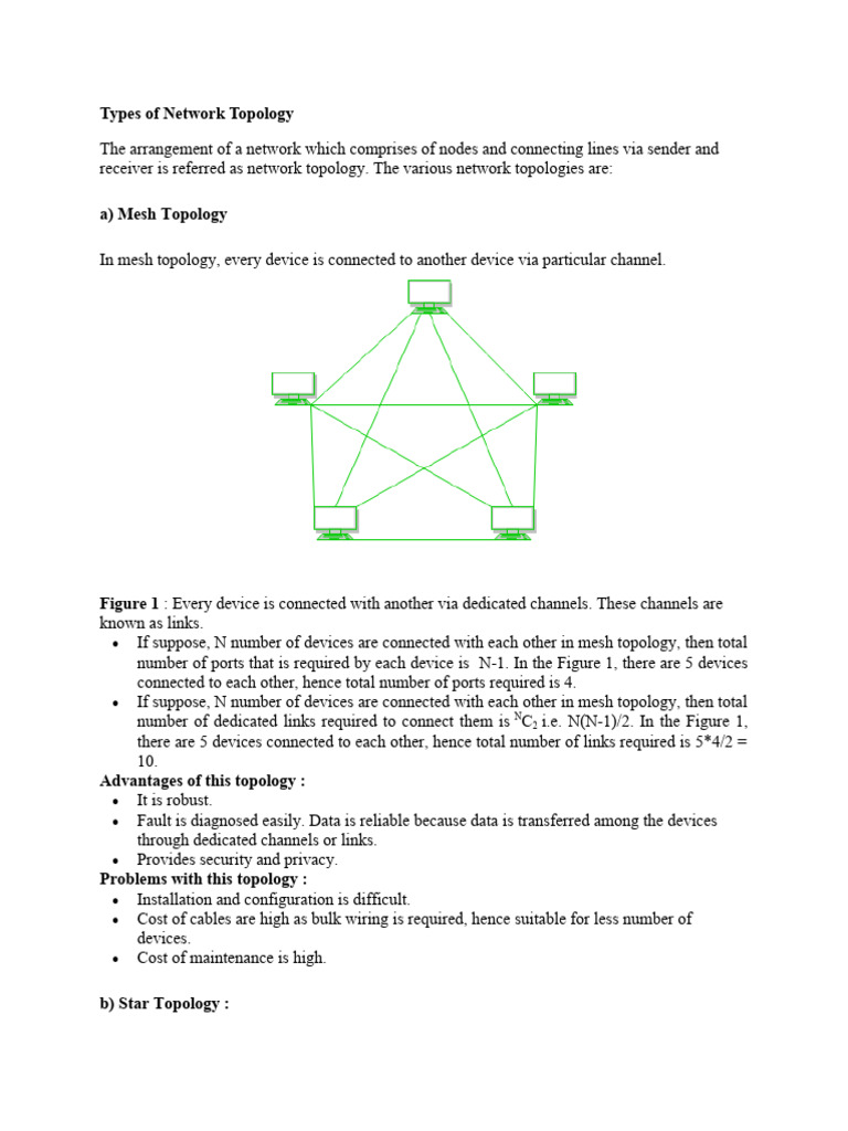 Network Topologies Explained | PDF | Network Topology | Network Switch