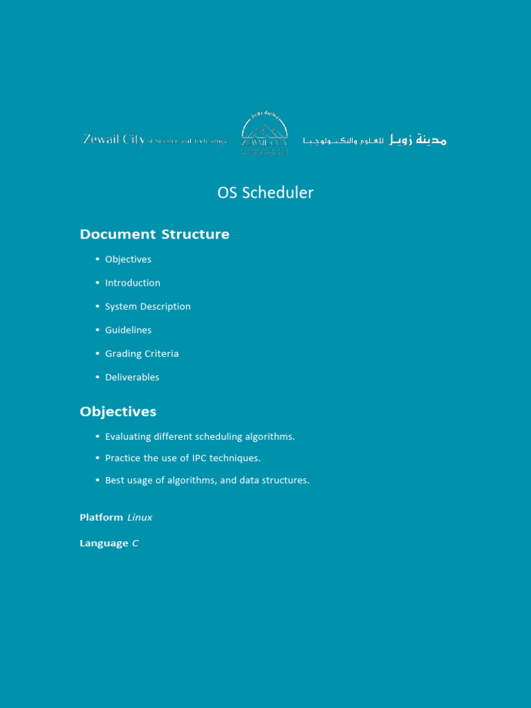 OS Scheduler | PDF | Process (Computing) | Scheduling (Computing)