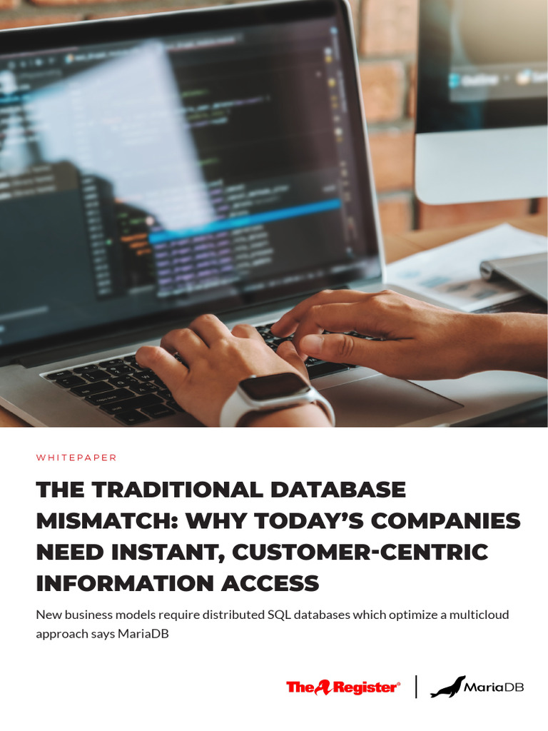 The Traditional Database Mismatch - Ebook - 1146 | PDF | Databases | Cloud Computing