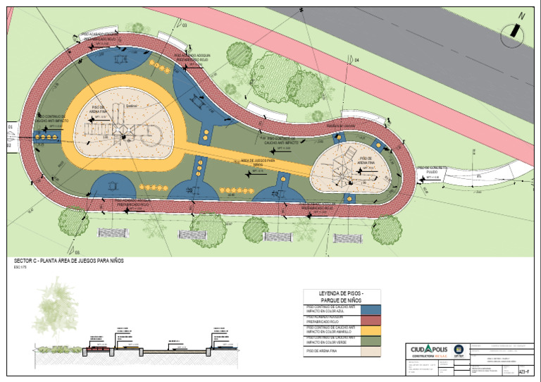 Sector C - Planta Área de Juegos para Niños: Arq. Arturo Yep Abanto Cap ...