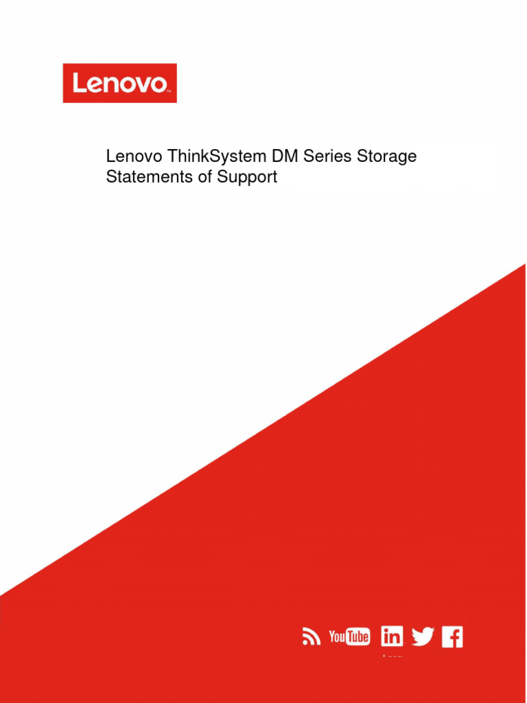 Lenovo DM Series Support Statement | PDF | Network Switch | Computer ...