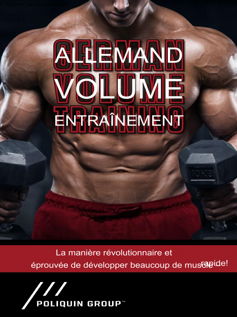 German Volume Training Charles Poliquin Z-Library | PDF