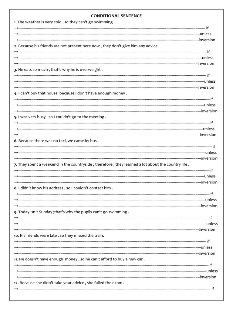 conditional sentence | PDF