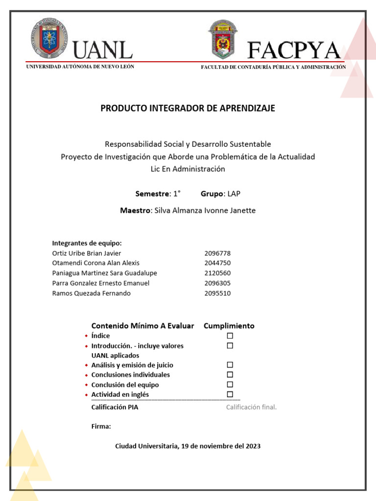 PIA RSyDS Equipo7 | PDF | Residuos | Contaminación