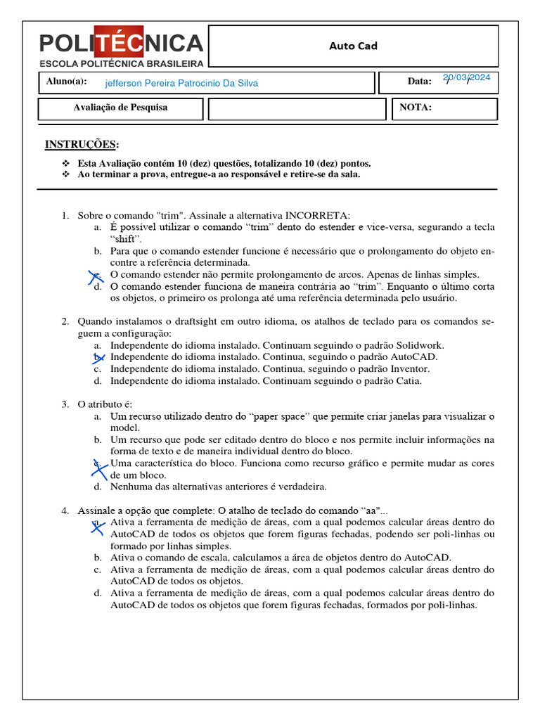 atividade respondida | PDF