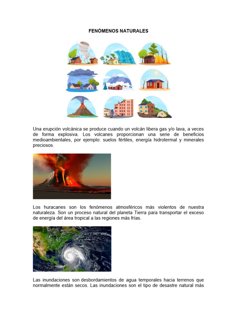 Fenómenos Naturales | PDF | Ciencias sociales | Historia