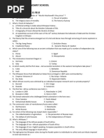 History Model Exam Grade 12 PDF | PDF | Ethiopia | Africa