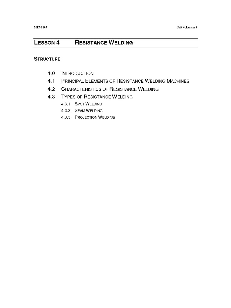 Unit 4 Lesson 4 | Download Free PDF | Welding | Construction
