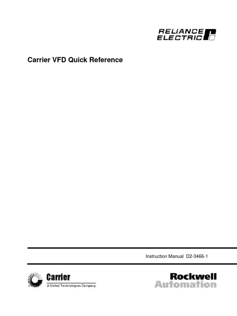 Reliance VFD SVC d2-3466-1 | PDF | Amplifier | Fuse (Electrical)