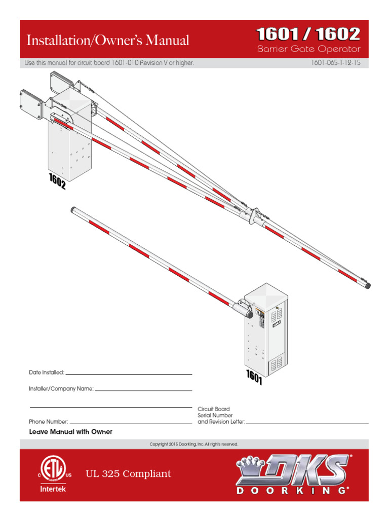 Manual de Operación-Instalación | PDF | Switch | Relay