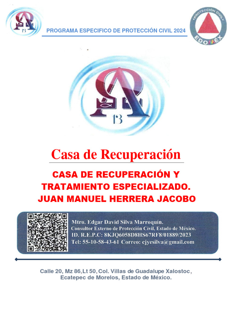 Programa Especifico de Protección Civil 2024 | PDF