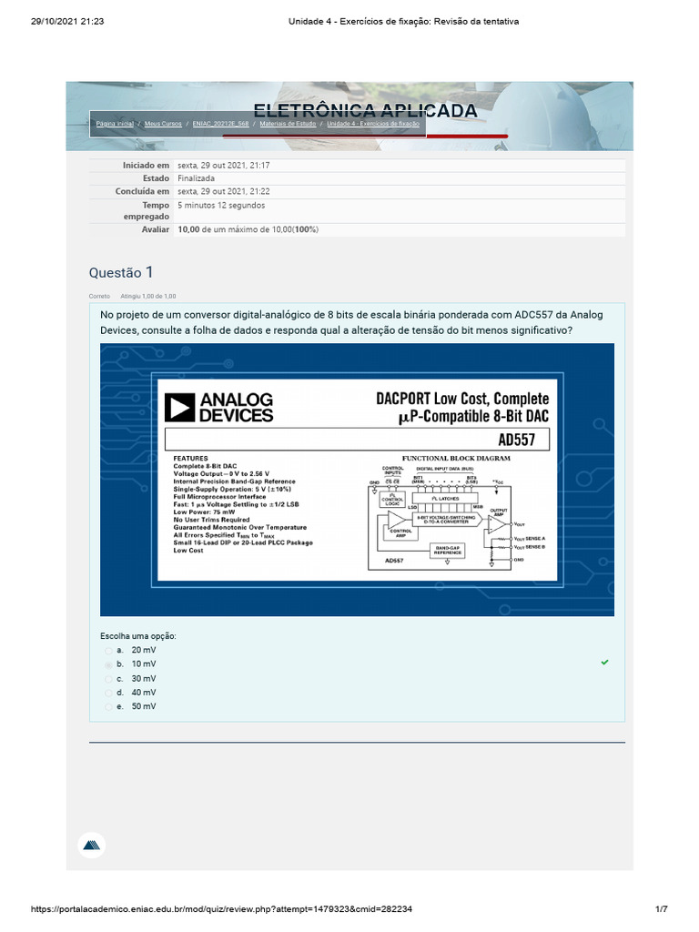 Eletrônica Aplicada - UNIDADE 4 - Assunto 07 - O amplificador operacional real I - Assunto 08 ...