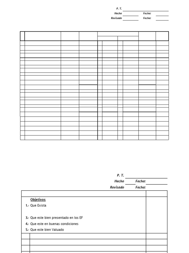 FORMATO INVENTARIOS | PDF