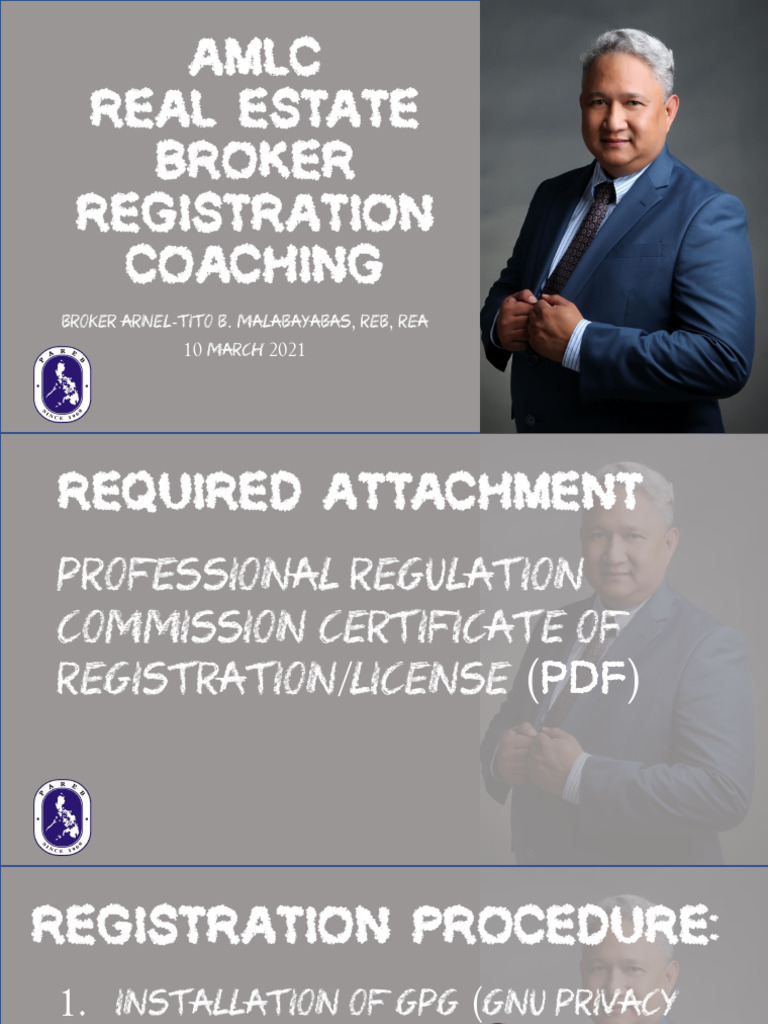 PAREB AMLC Online Registration System Guide | PDF | Cyberwarfare | Security