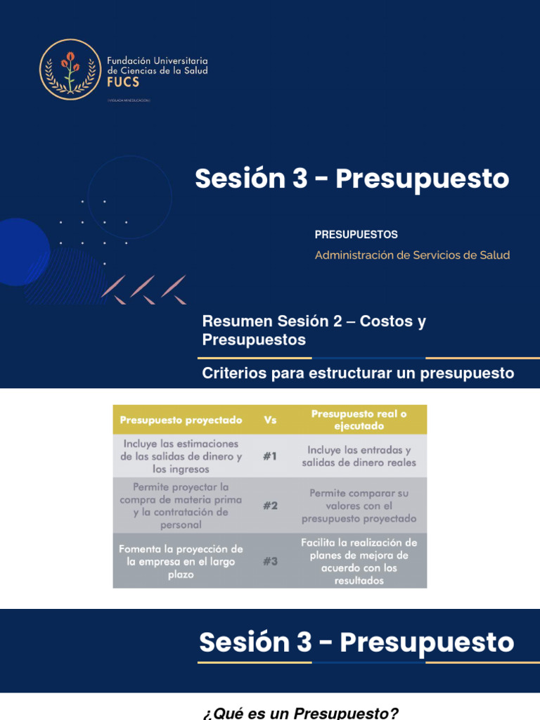 Plantilla FUCS - Sesión 3-Comprimido | PDF