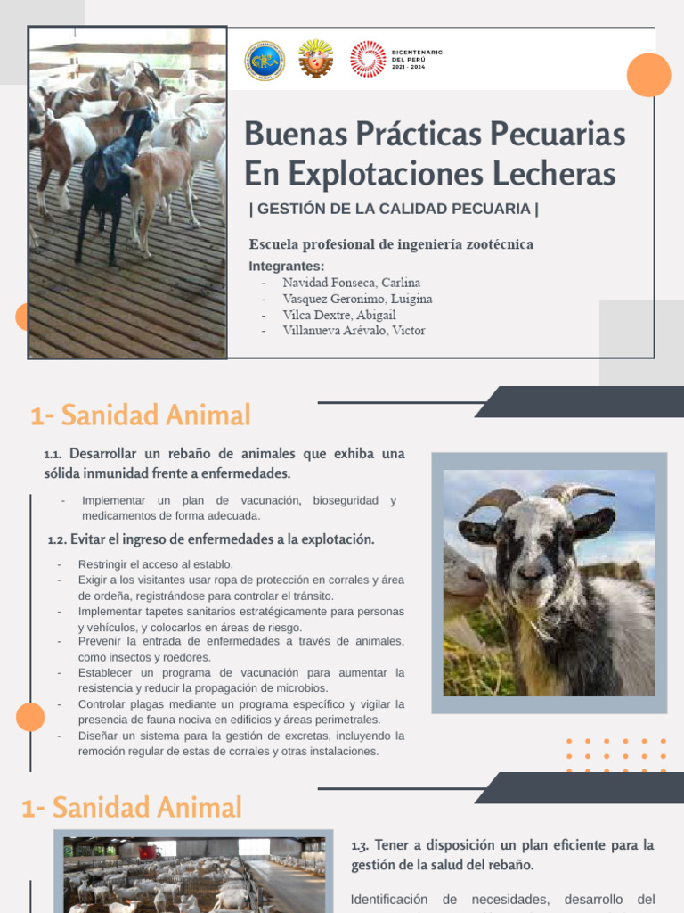Buenas Prácticas Pecuarias en Explotaciones Lecheras | PDF | Alimentos | Sustentabilidad