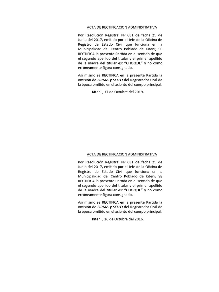 Hoja Adicional | PDF | Gobierno y personalidad | Ley politica