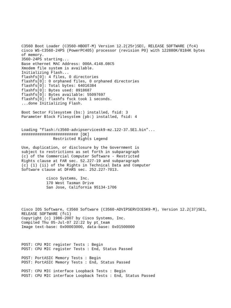 lab07 DSW2 | PDF | Booting | Network Interface Controller