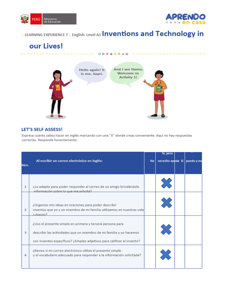 Activity 6 For 3° and 4° Grade of The 27 To 1 October | PDF