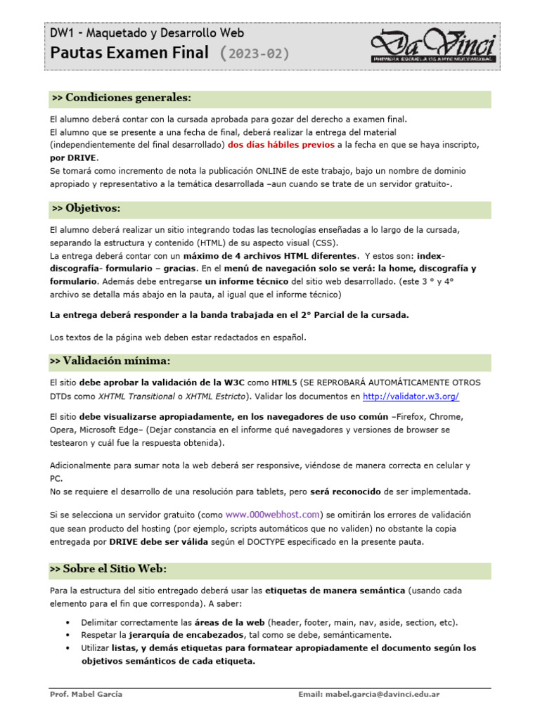 06.pauta de Final | PDF