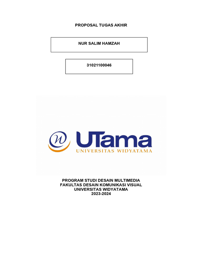 Proposal Tugas | PDF